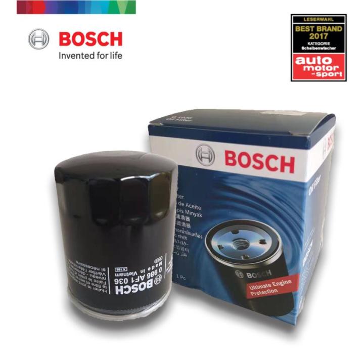BOSCH กรองน้ำมันเครื่อง Engine Oil Filter 0986AF1036 สำหรับMitsubishi ...