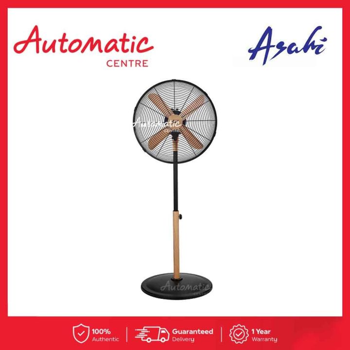 Asahi XF 6077 Black 16-inch Electric Stand Fan 4-Leaf Blade | Lazada PH