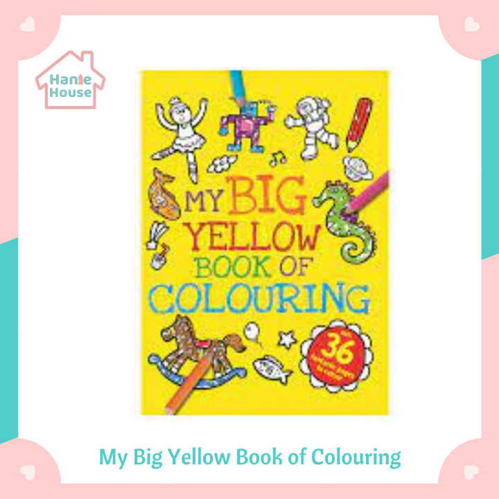My Big Yellow Book of Colouring for Kids | Lazada