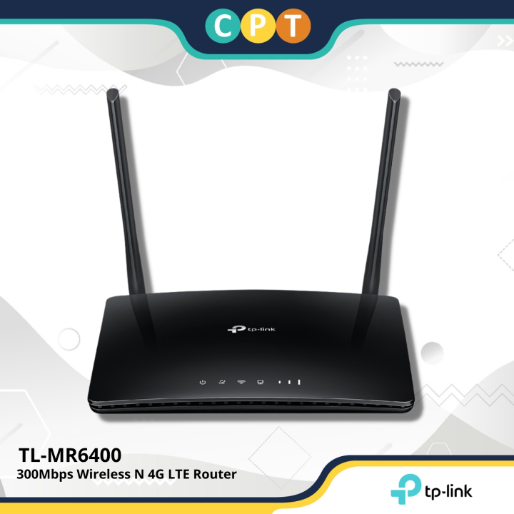 TP-Link TL-MR6400 300Mbps Wireless N 4G LTE Router | Lazada PH