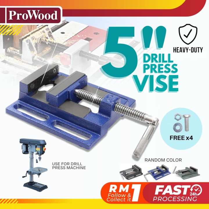 PROWOOD 5 Inch Drill Press Vise Bench Vise Heavy Duty Drill Vise Bench ...