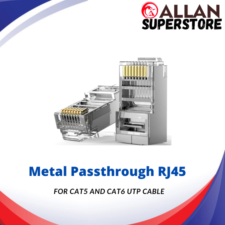 Allan Superstore 1pc Metal Shielded Rj45 RJ45 Connector Cat6 High ... Allan Superstore 1pc Metal Shielded Rj45 RJ45 Connector Cat6 High ...