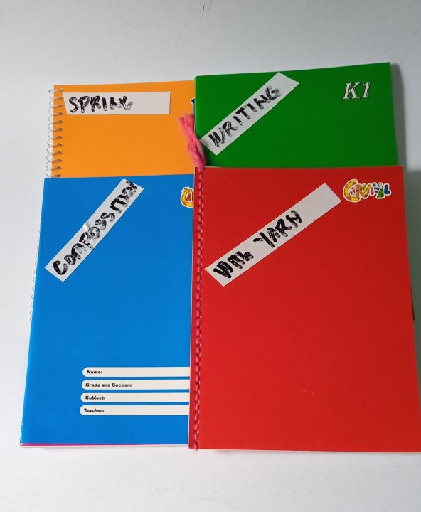 Notebook Writing Compossition Spiral Or Spring With Yarn Or Tahi 80 Leaves Per Piece 1 Pcs Per