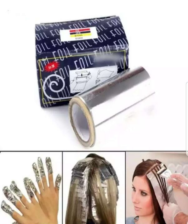 1 Roll Highlighting foil for coloring hair wrapped salon 50mx10cm ...