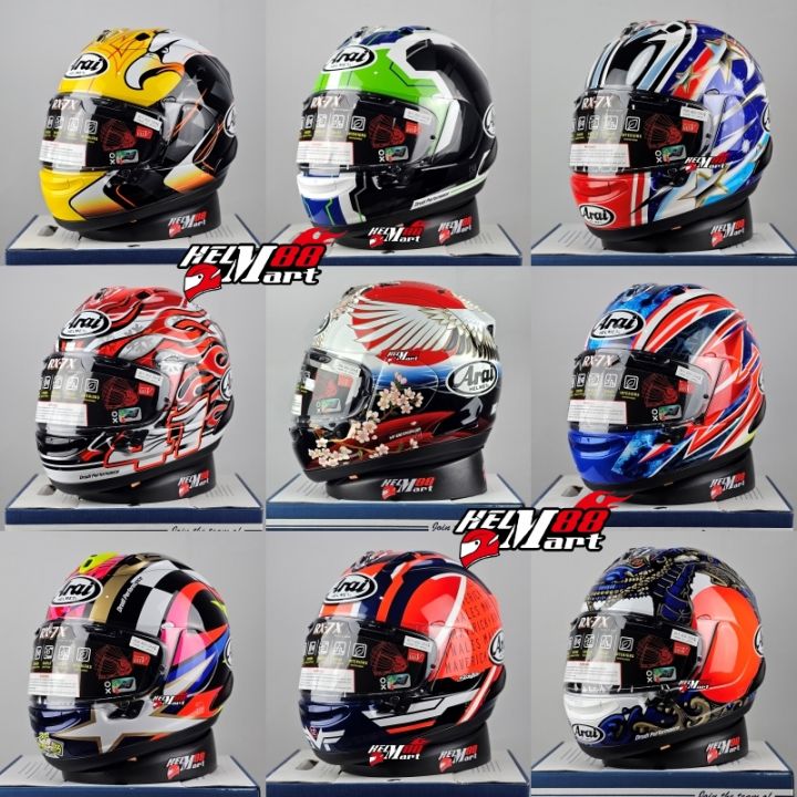 Arai RX7X GP Series - Helm ARAI RX-7X | Lazada Indonesia