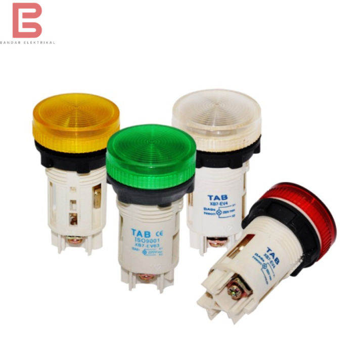 Pilot Lamp 22mm 220VAC XB7-EV TAB ORIGINAL | Lazada Indonesia