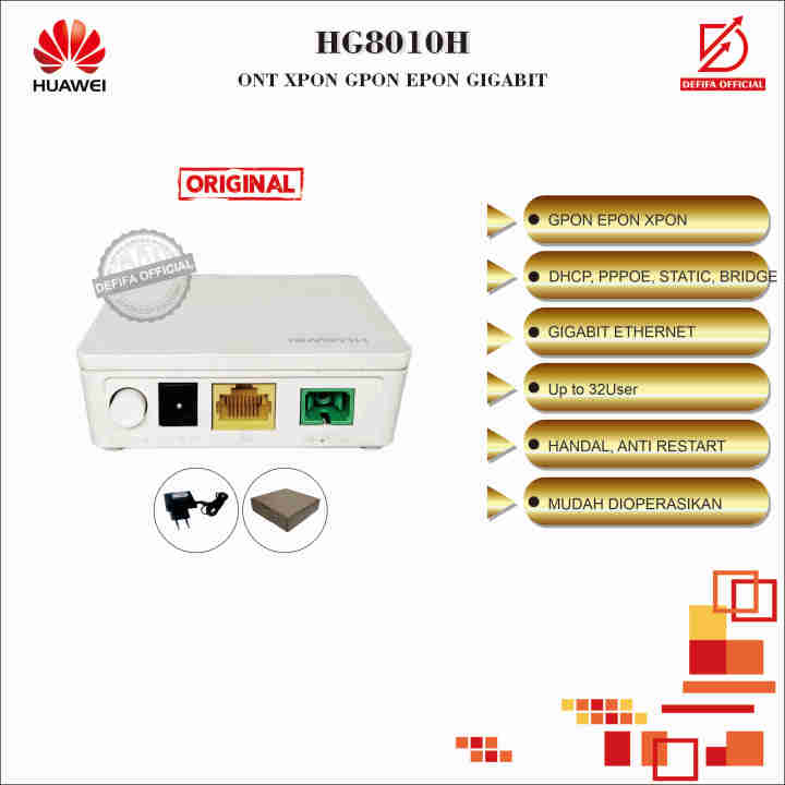 Huawei HG8010H Modem FTTH NON WIFI Router ONT ONU XPON EPON GPON | Lazada Indonesia