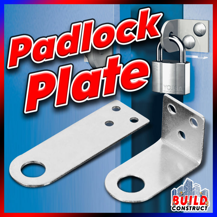 Padlock Eyes Plate Straight and Bend Buckle Galvanized Pad Lock Plate ...