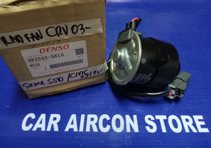 DENSO original radiator fan motor HONDA CRV gen2 civic dimension 2002-2006(263500-5610) | Lazada PH