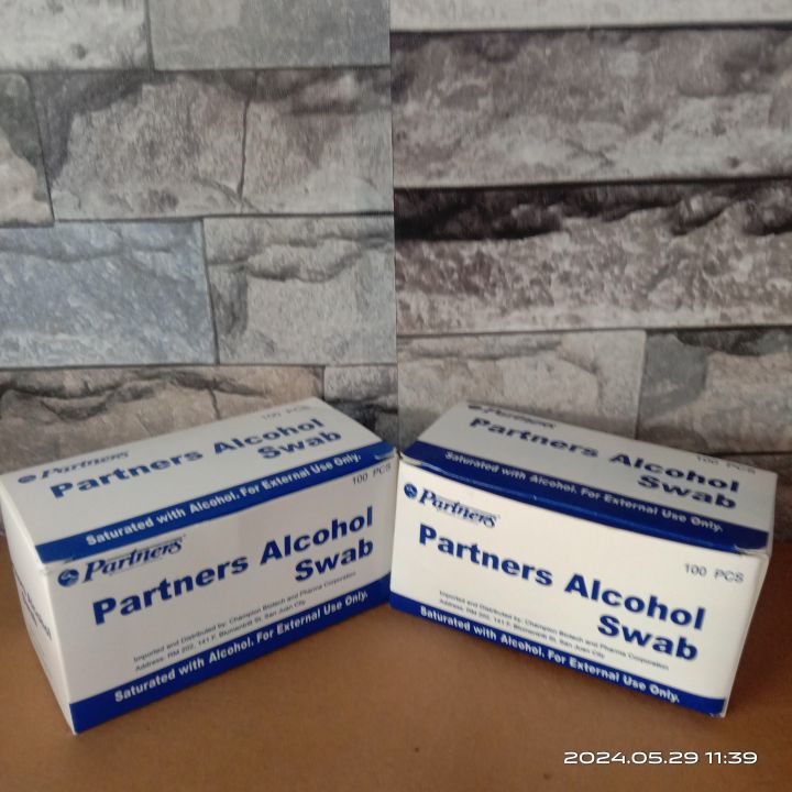 Alcohol Swab 100's/box (Sure-guard/Partners) | Lazada PH