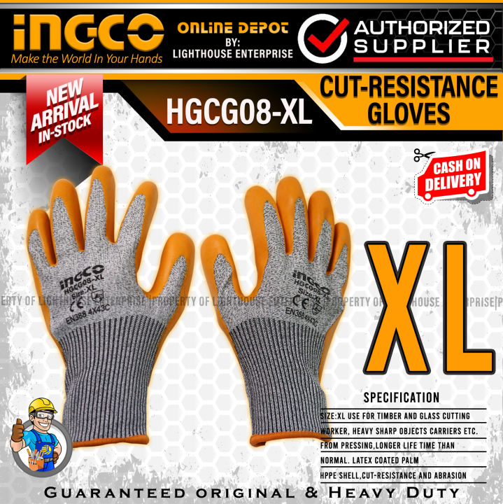 Original INGCO High Class Cut Resistance Gloves LIGHTHOUSE ENTERPRISE ...