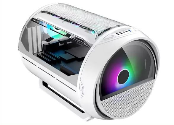 GAMEKM Cyclops Desktop Gaming Computer Case MATX MINI ITX White | Lazada PH