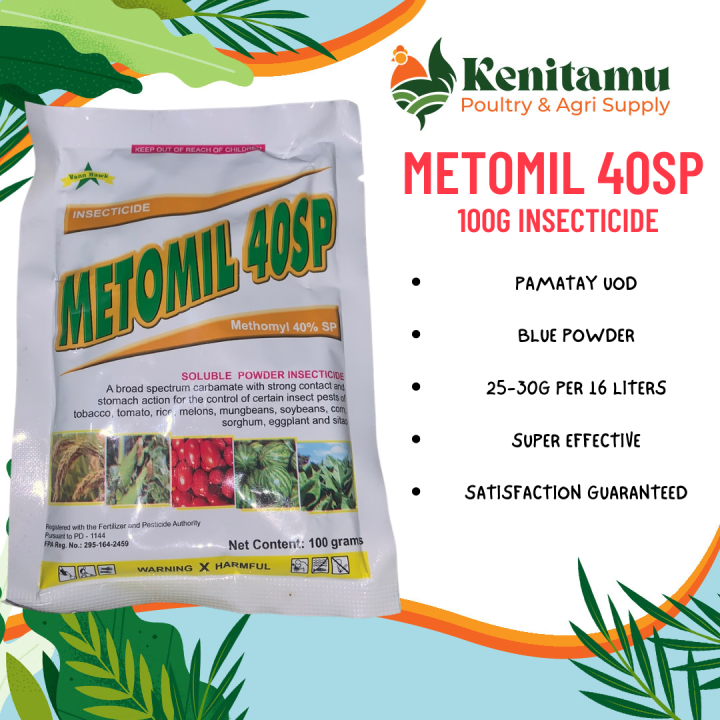METOMIL 40SP 100G INSECTICIDE BY: VANN HAWK FOR PLANT CARE AND CROPS ...