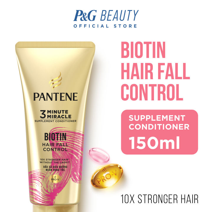 Pantene Pro-V 3-Minute Miracle Hair Fall Control Conditioner 150ml ...