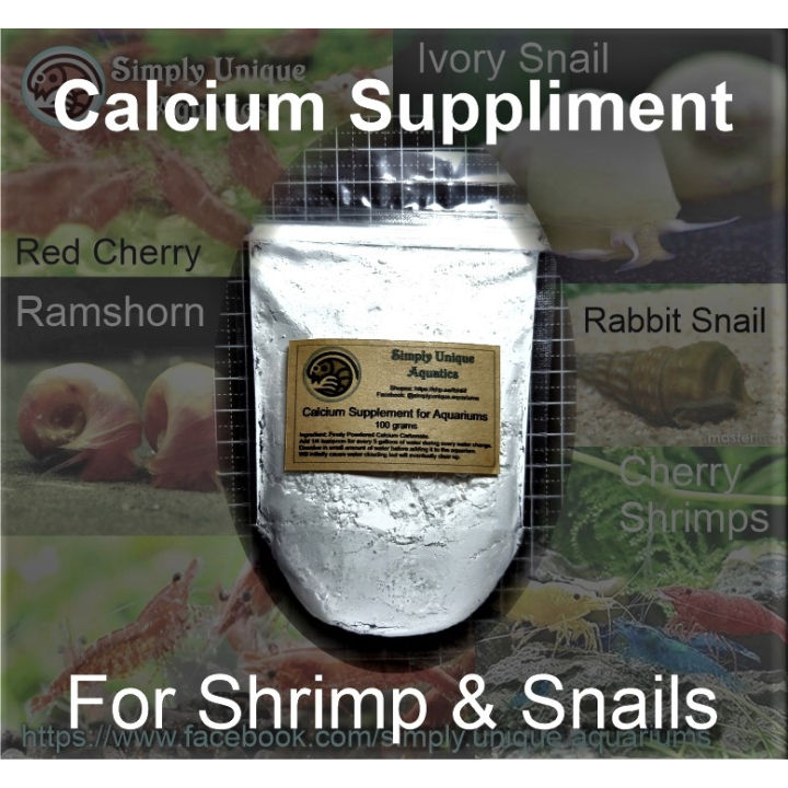 【Hot】 Calcium Supplement for Aquarium Fish, Shrimps & Snails | Lazada PH