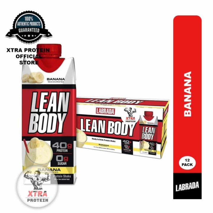 Labrada Lean Body RTD Banana (500ml) 12 Pack | Lazada Singapore