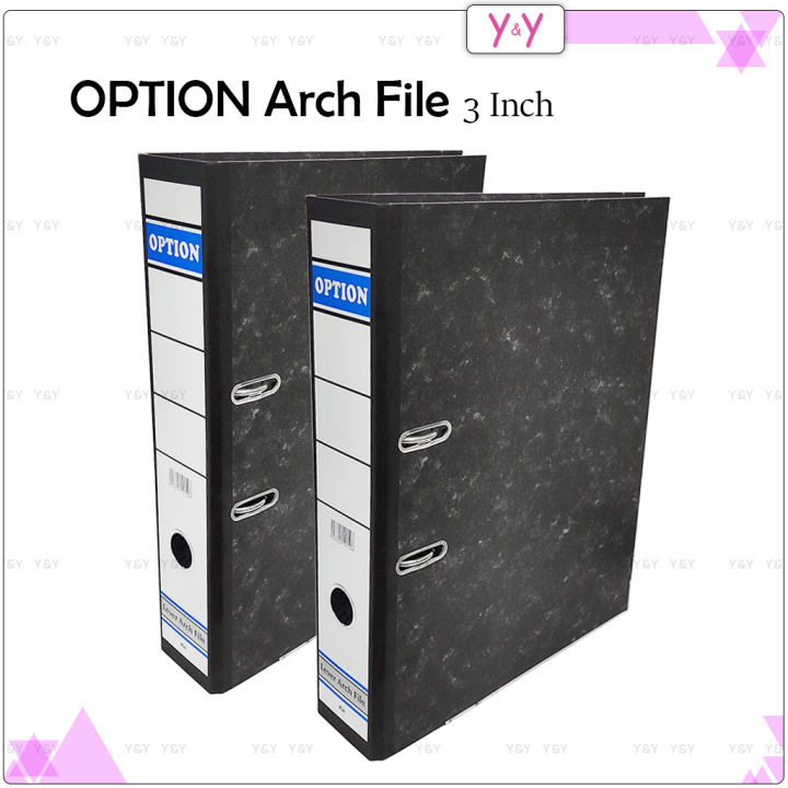 Option Arch File 3 Inch w Index Divider / Ring File / Big Grey File ...