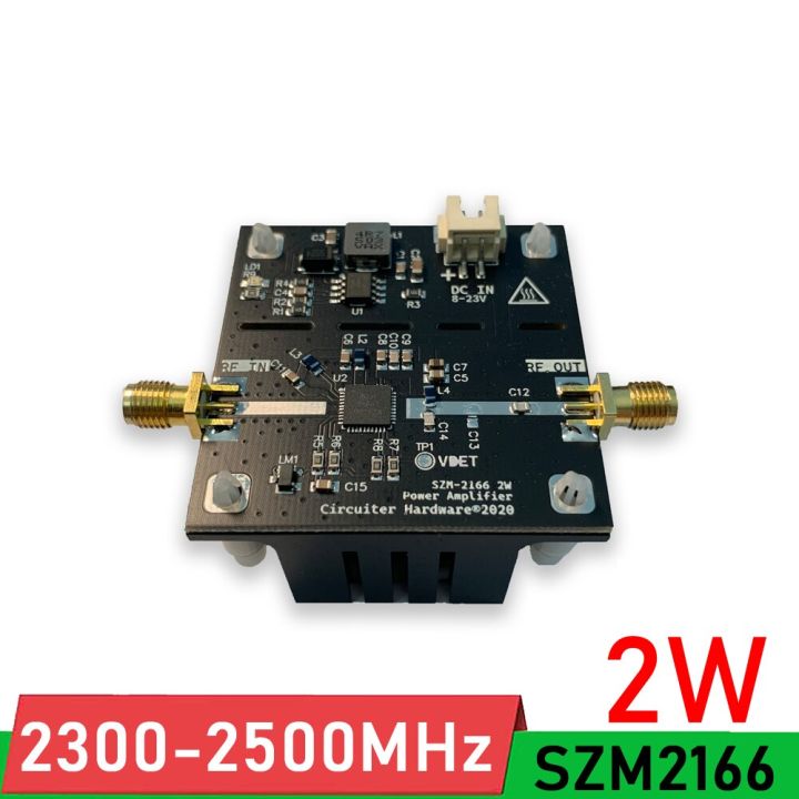 Szm2166 2w Microwave Amplifier 2.4ghz Rf Power Amplifier 2400mhz 33dbm ...