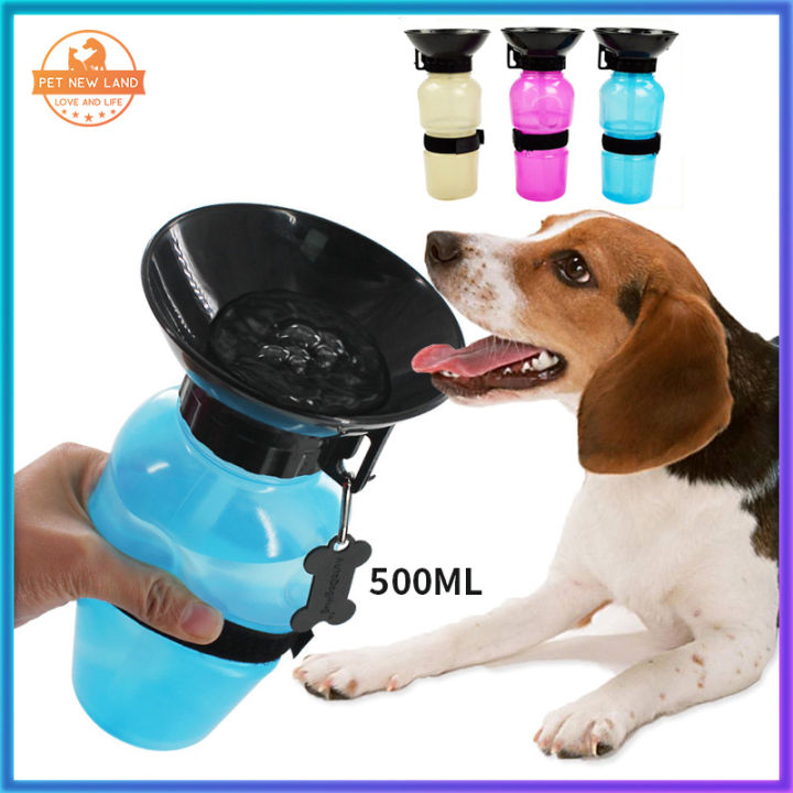 Pet New Land Pet cat and dog portable water bottle outdoor travel pet ...