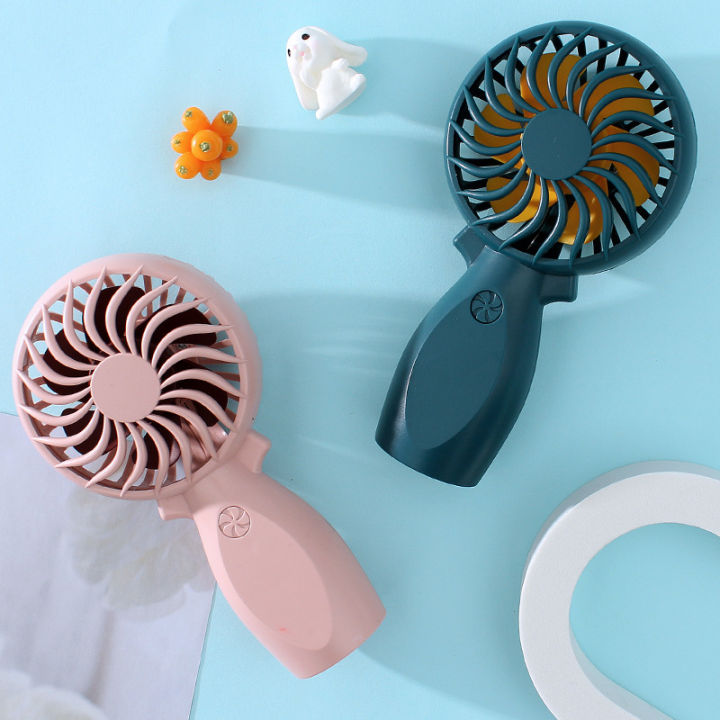 desktop handheld fan cute wind portable power storage gift mini ...