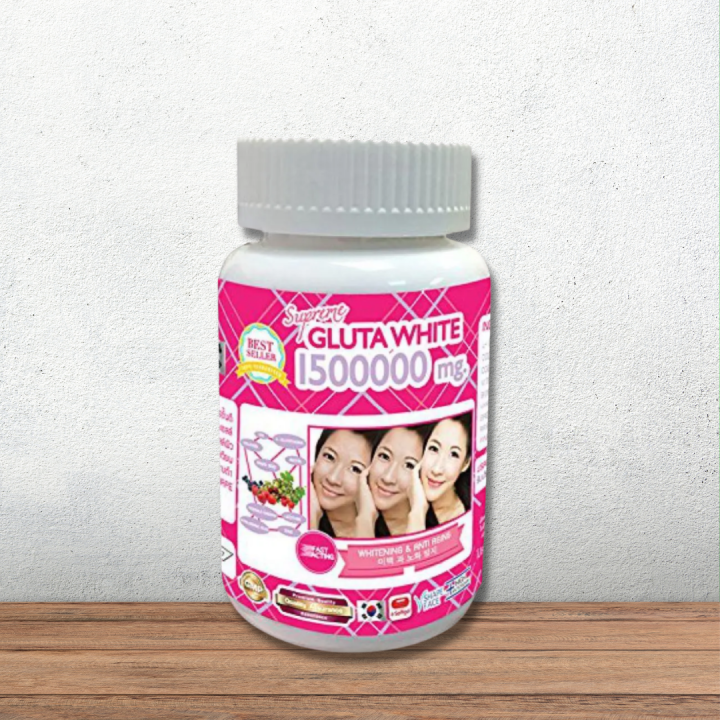 Glutathione Capsules Gluta Thailand SUPREME Gluta White 1,500,000mg ...