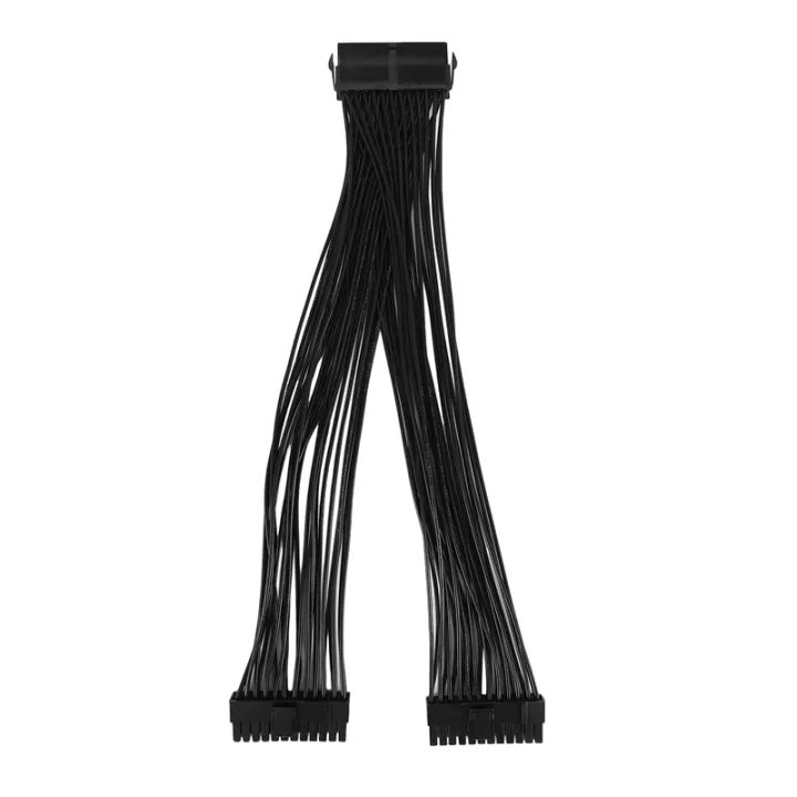 [bleed]-Dual PSU Power Supply 24-Pin ATX Motherboard Splitter Cable ...
