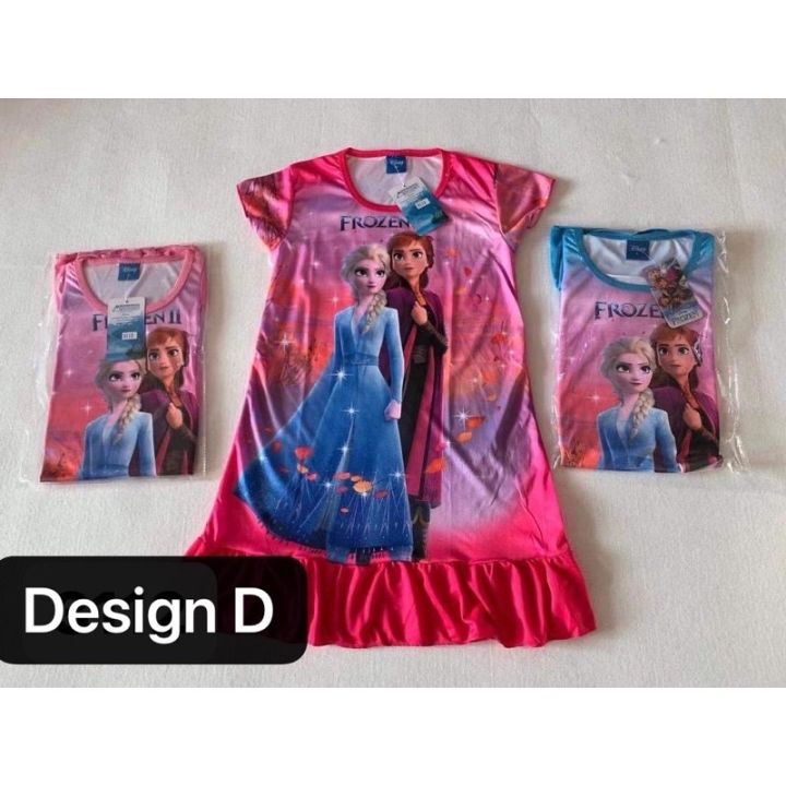 Princess Frozen Dress Anna Puteri Gaun Elsa Gown Girl Gaun | Lazada