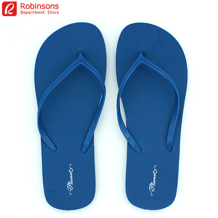 Planet Ladies Rubber Slippers Georgina Teal | Lazada PH
