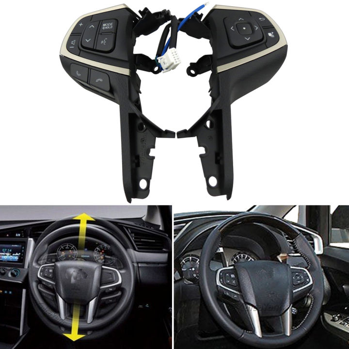 LED Backlight Multi-Function พวงมาลัยควบคุมเสียง Cruise Control ปุ่ม ...
