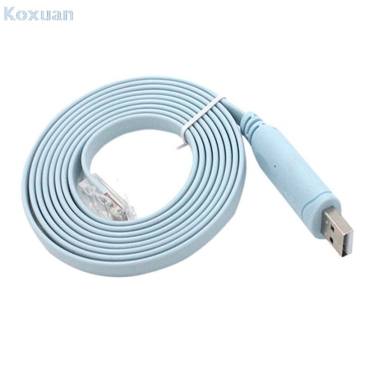 【Customer favorite】 1.8m Usb Rs232 To Rj45 For Cisco H3c Hp Arba Usb Console Cable Console Debug ...