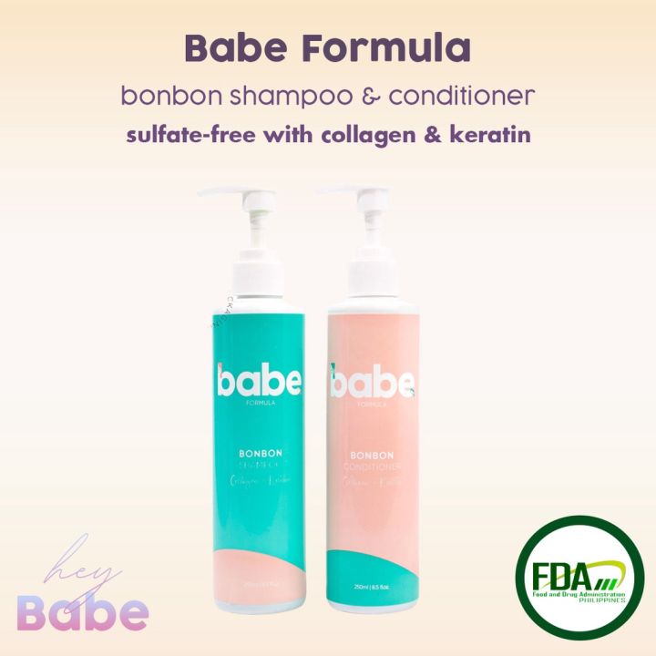 BABE FORMULA - Sulfate-free Bonbon Shampoo Conditioner 250ml | Lazada PH