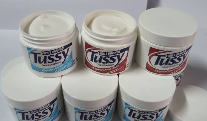 Tussy Deodorant Cream สีฟ้า และ สีแดง ขนาด 48 ml นำเข้าแท้ 100% ครีม ...