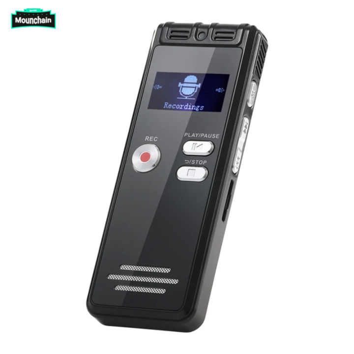 Digital Voice Recorder Small Voice Activated Recording Device MP3 ...