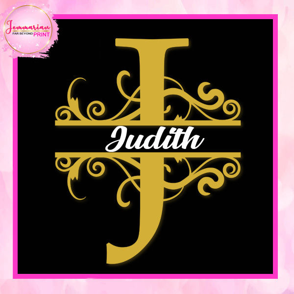 PERSONALIZE SPLIT LETTER STICKERS with NAME | Lazada PH
