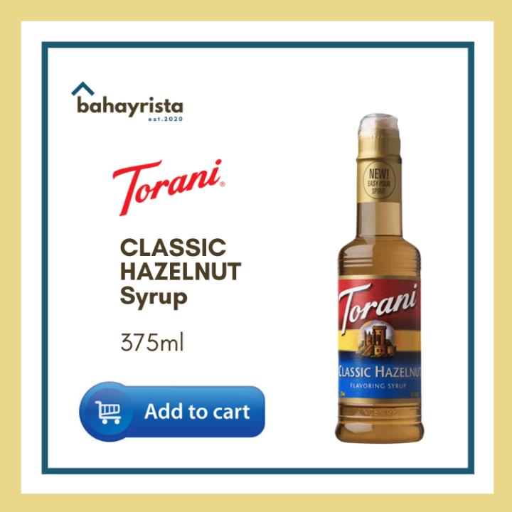 Torani Classic Hazelnut Syrup 375ml | Lazada PH