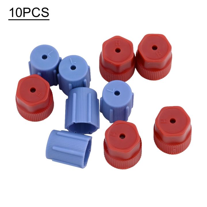 Gracekarin R134a Service Port Caps High Low Side Caps AC System Repair ...