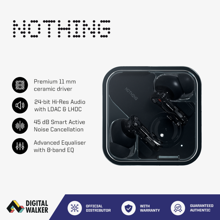[Digital Walker] Nothing Ear True Wireless Earbuds | Lazada PH