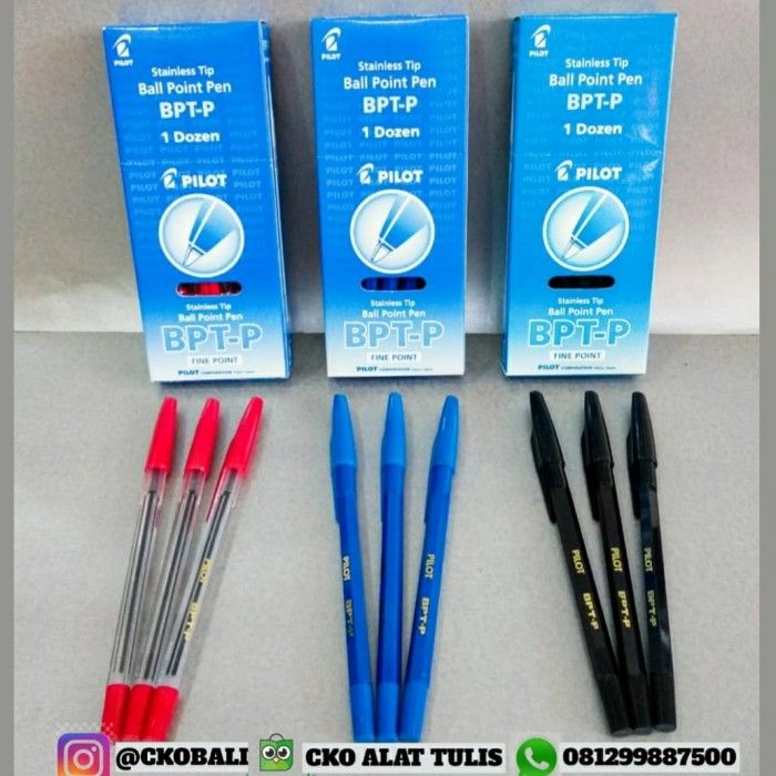 ( 1 pack = 12 pcs ) Bolpen Pilot BPTP | Lazada Indonesia
