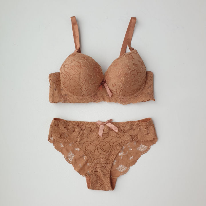 Bra Set Bra + Cd Import / BH Set Pakai Busa Kait Tiga Terbaru / Pakaian Dalam Wanita Bra + Cd ...