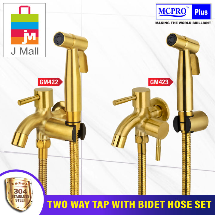 MCPRO Stainless Steel SUS304 Bathroom Faucet TWO WAY TAP bidet spray ...