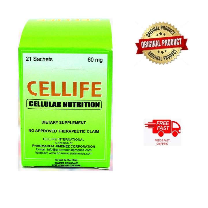 Cellular Nutrition Food Supplement Sachet 60mg (CELLIFE)-21 | Lazada PH