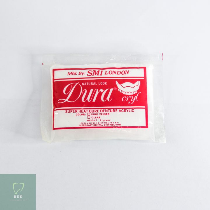 Dura Heat cure Dental Acrylic Powder (Polymer) | Lazada PH