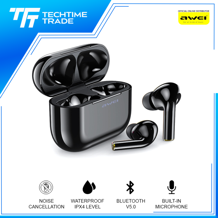 Awei T29 TWS Wireless / Bluetooth 5.0 Earbuds with Charging Case ...
