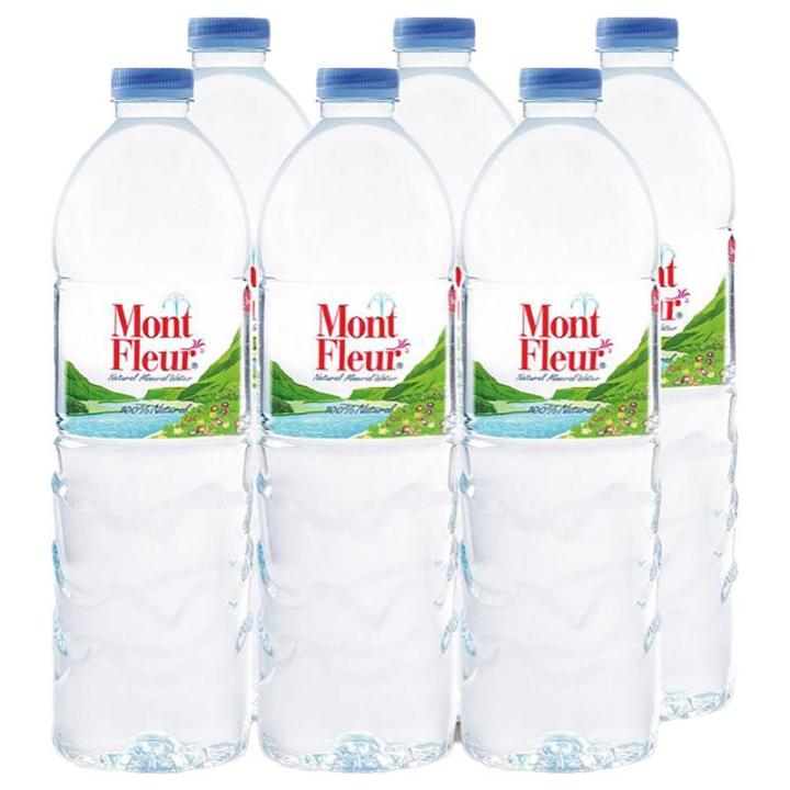 มองต์เฟลอ น้ำแร่ 1 ล. x 6 ( MONT FLEUR Mineral Water 1 l x 6 ) | Lazada ...