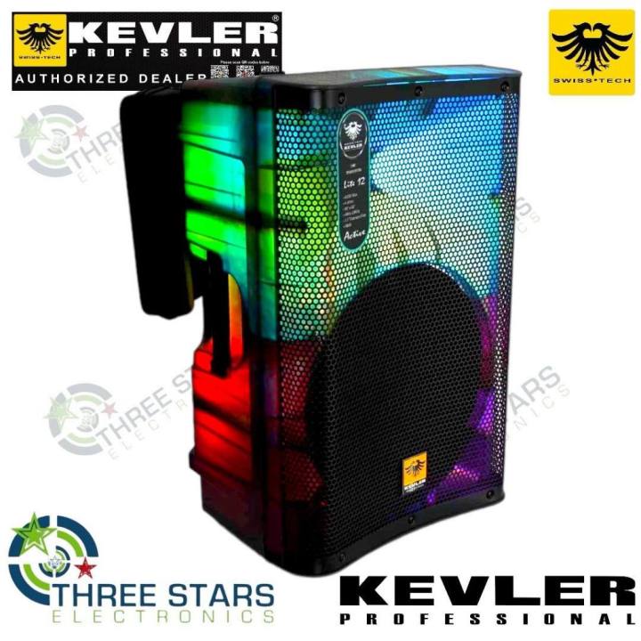 Kevler Professional Lite 12 Portable 2 Way Speaker System 450 Watts Max ...