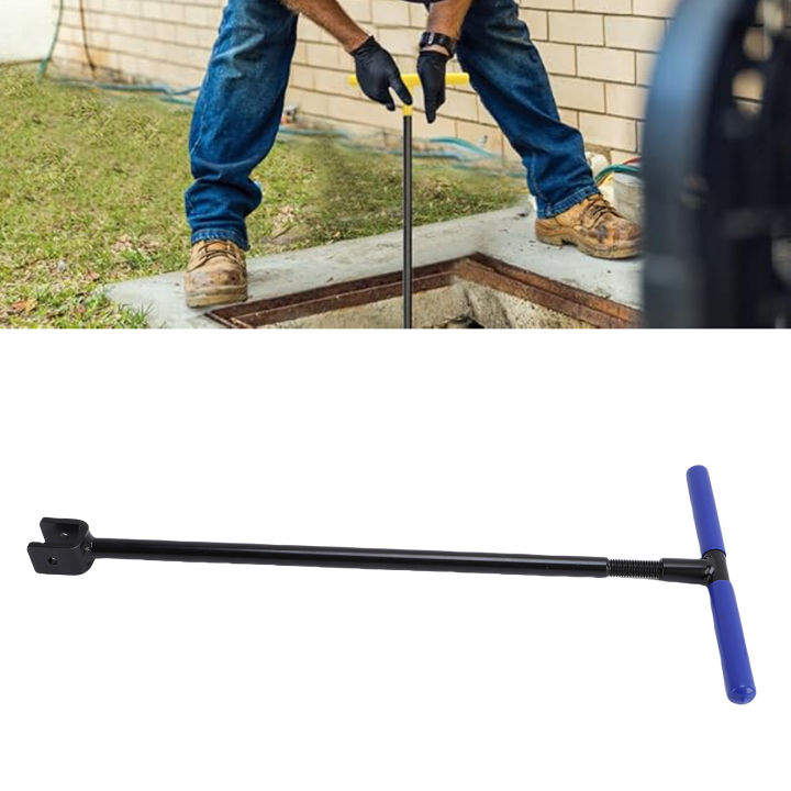 Water Meter Key 17 Inch Blue T Handle Multifunctional CrV Steel Water ...