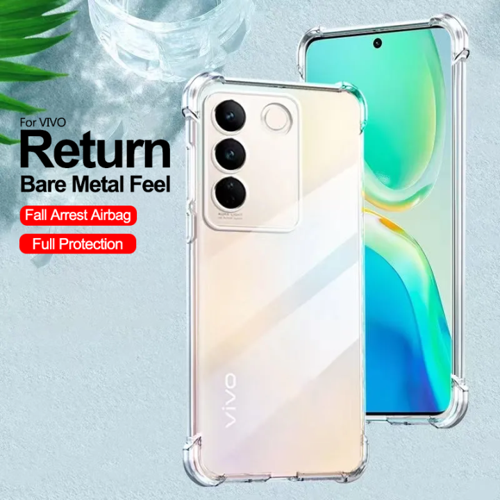 Luxury Shockproof Soft Transparent Case For VIVO V30 V29e V29 5G S18 ...