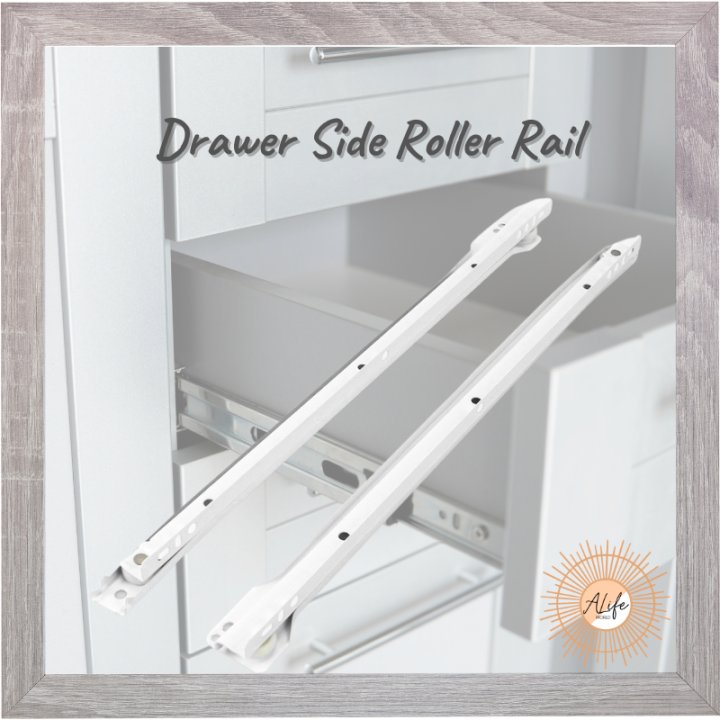 ALife World Drawer Slide Roller Runner Drawer Roda Rail Wheel Rail Open ...