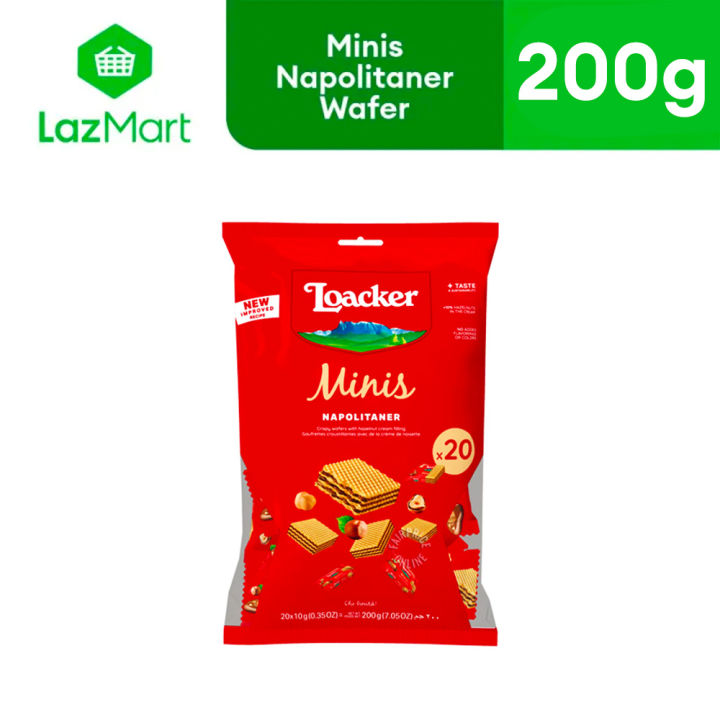 Loacker Minis Napolitaner Wafer 200g | Lazada PH