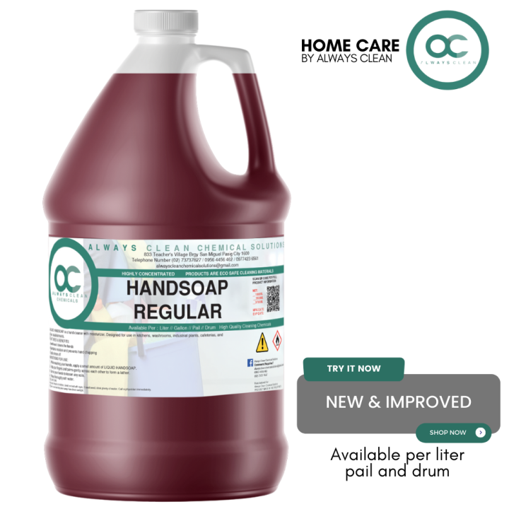 LIQUID HAND SOAP REGULAR 1 GALLON | Lazada PH